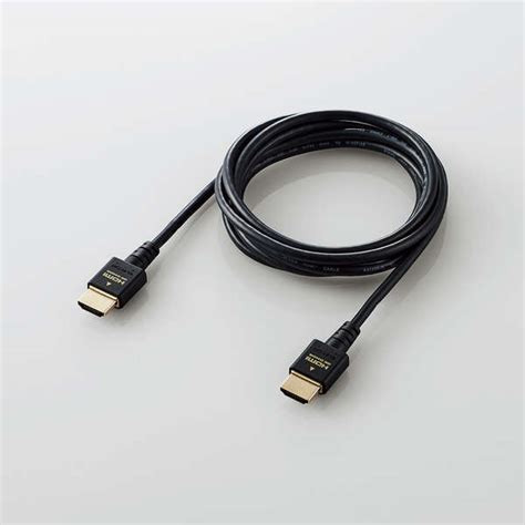 ウルトラハイスピードhdmirケーブルスリム Dh Hd21es20bk