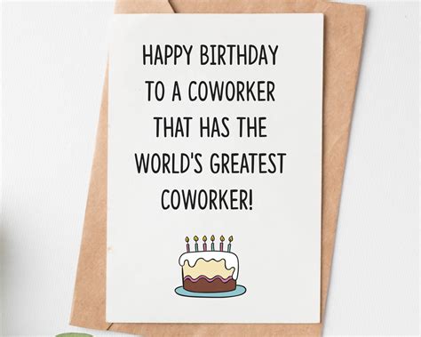 Happy Birthday Wishes To A Coworker
