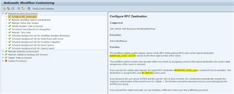 Sap Tech Workflow Settings And Wf Batch User