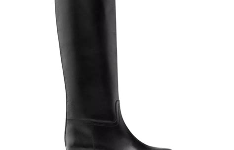 Massimo Dutti Leather Riding Boots Citizen Femme