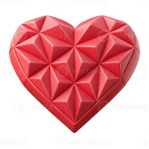 Captivating Distinguished Clean Lines Geometric Heart Pattern Flat Color Scalable Design