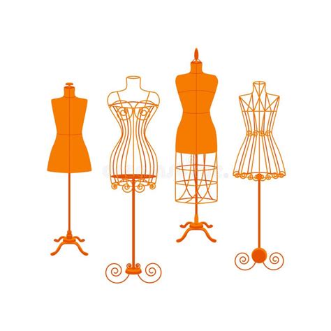 Uitstekende Ledenpop Of Van De Modellenkleur Vastgestelde Vlakte Vector