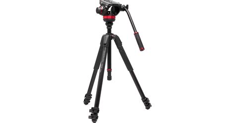Manfrotto 3 Section Aluminum Video Tripod Kit Mvk502055xpro3v