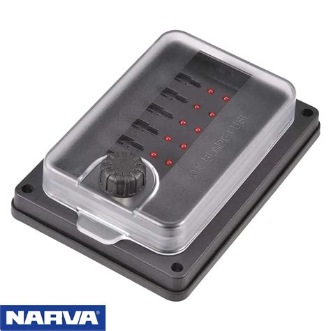 Narva Weatherproof Fuse Box Way Standard Ats Blade With Led Fault