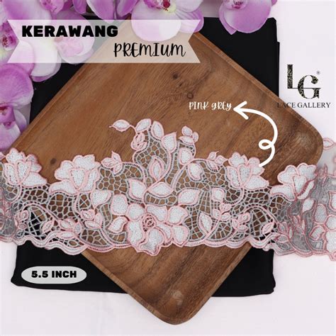 Kerawang Premium Border Lace Baju Renda Aksesori Hiasan Pakaian Patches
