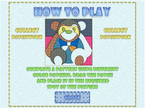 Patchworkz X Maz Online Free Game Gamehouse