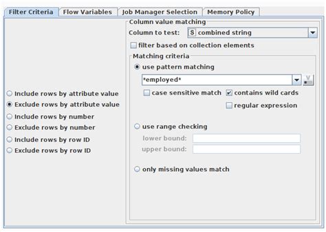 Rule Engine Column String Not Like Knime Extensions Knime Community
