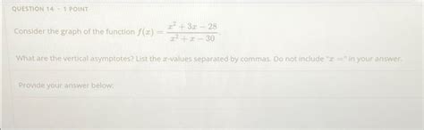 Solved Question 14 1 ﻿pointconsider The Graph Of The