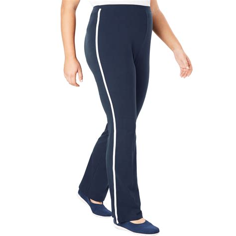 Woman Within Woman Within Womens Plus Size Tall Stretch Cotton Side