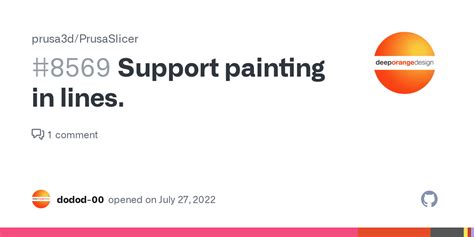 Support Painting In Lines Issue Prusa D Prusaslicer Github