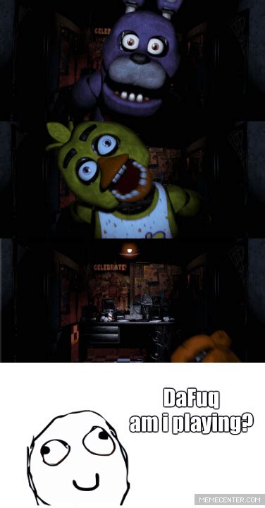 First Time Playing This Game And Its Game Over Five Nights At Freddys Know Your Meme