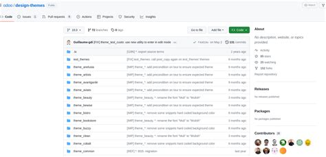 [16] theme prefix · issue 4767 · odoo documentation · github