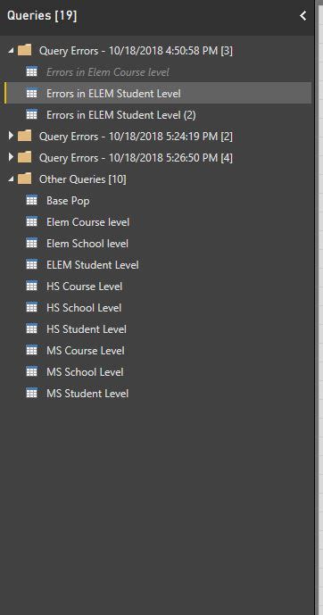 solved fix query error due to excel numeric stored as tex