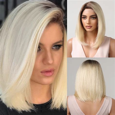 Marissa Affordable Short Blonde Real Human Hair Wig Eternal Wigs Uk