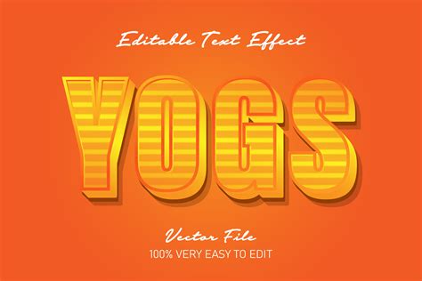 Yellow D Text Effect Graphic By Wudel Mbois Creative Fabrica