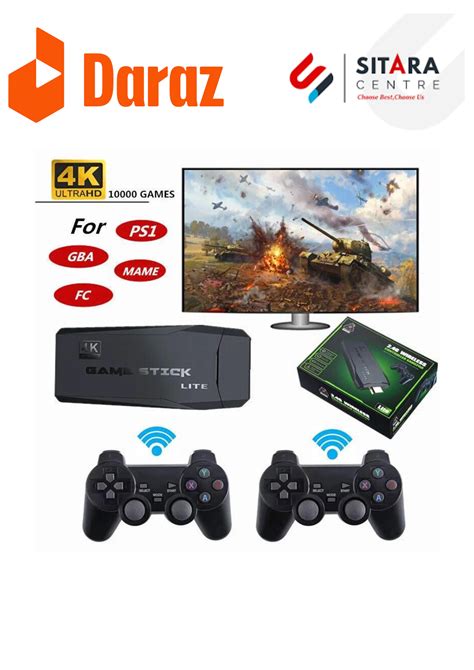 Video Game Stick Controllers 64gb 10 000 Retro Games 2 Player