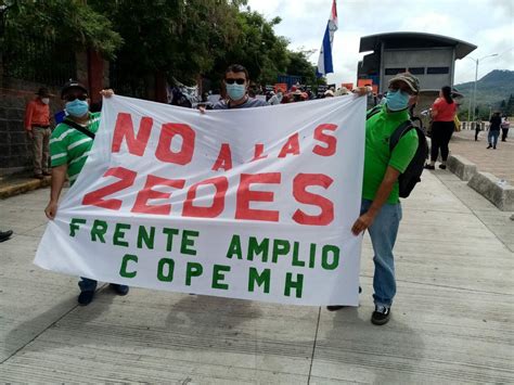 Protestan en Honduras contra la cesión de territorios a inversionistas