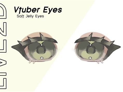Vtuber Eye Jelly Texture For Vtubing Virtual Streaming Live 2d