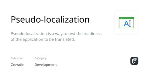 Pseudo Localization In Crowdin Test If The App Is Ready For Translation