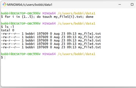 Bash How To Create Multiple Files At Once Collecting Wisdom