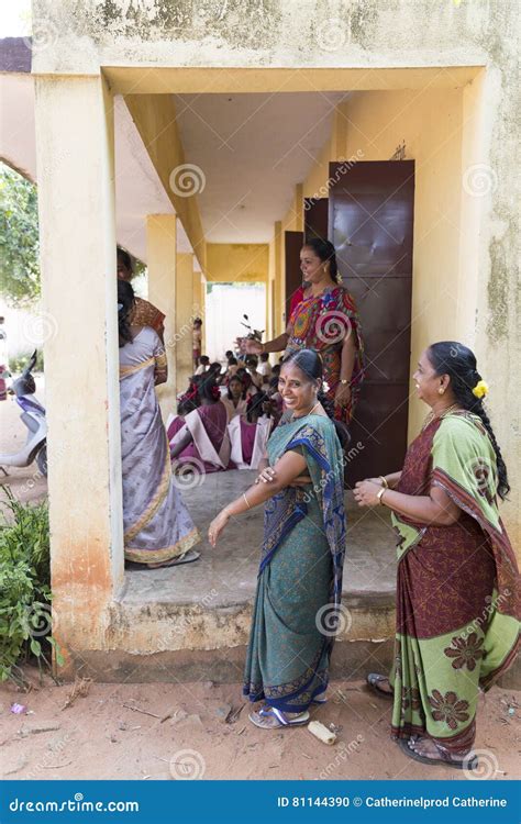 Redaktionelles Dokumentarisches Bild Indische Schule Redaktionelles