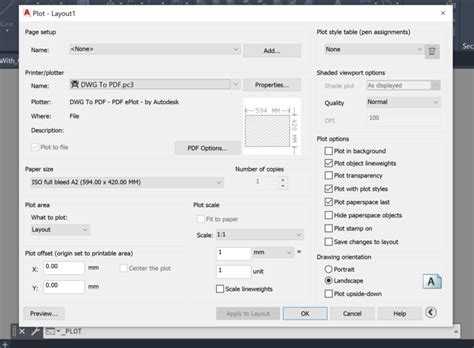 Scale For Exporting To Pdf Autocad Drawing Management And Output