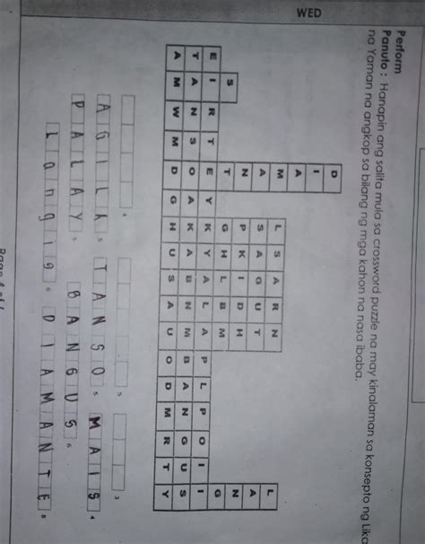 Hanapin Ang Salita Mula Sa Crossword Puzzle Na May Ki Vrogue Co