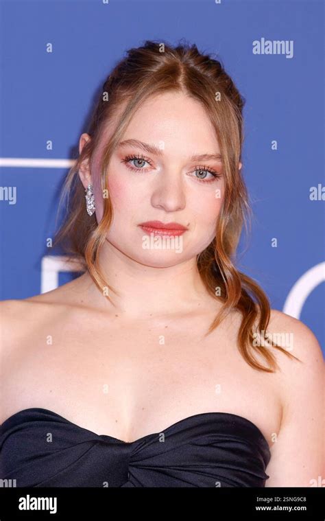 Mia Threapleton Poses For Photographers Upon Arrival At The Newport