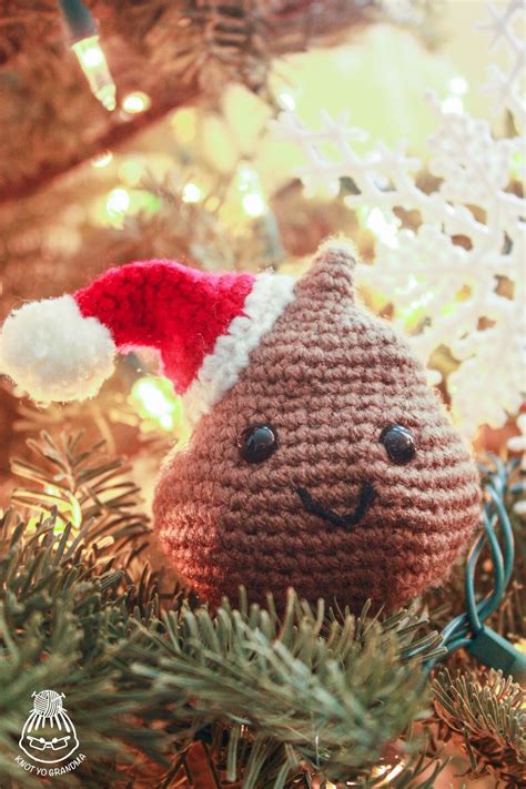 Knot Yo Grandma Jolly Amigurumi Santa Poo