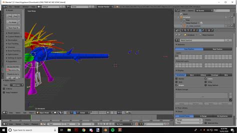 Rigging Parts Of Mesh Go Invisible When Parenting With Automatic Weights Blender Stack Exchange
