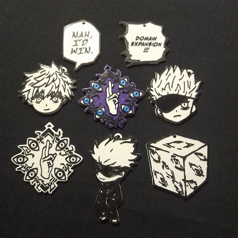 3d File Satoru Gojo Keychain Pack 🗝️ ・3d Printer Design To Download・cults