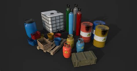 Industrial Storage And Containers 3d Industrial Unity Asset Store