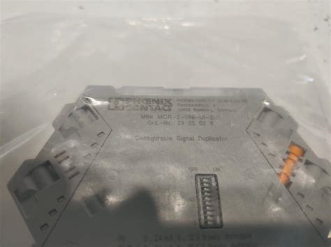 Phoenix Contact Mini Mcr 2 Uni Ui 2ui Signal Duplicator Phoenix Contact Mini Mcr 2 Uni Ui 2ui Signal Duplicator