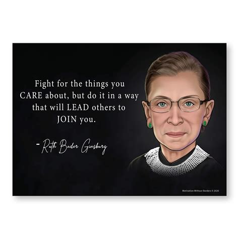 Ruth Bader Ginsburg Inspirational Quotes Idette Guillemette