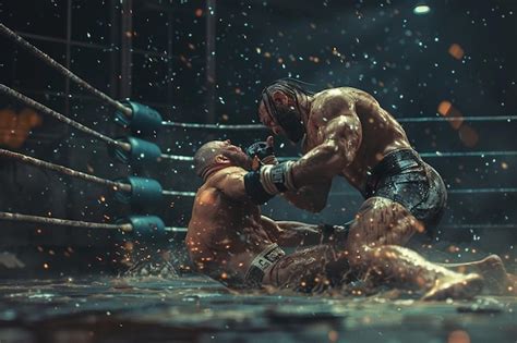 Premium Photo Witness The Raw Power And Athleticism Of Professio