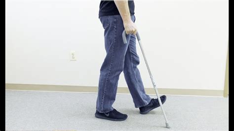 How To Walk With A Cane Sizing Training Use And Stairs Youtube