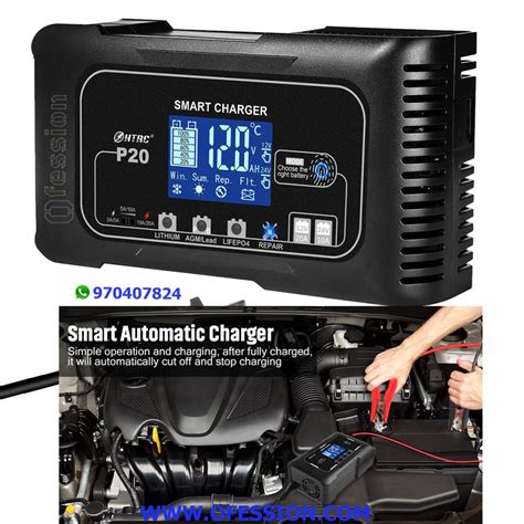 Cargador Inteligente Batería Auto Baterías Camion Y Buses De 12v Y 24v