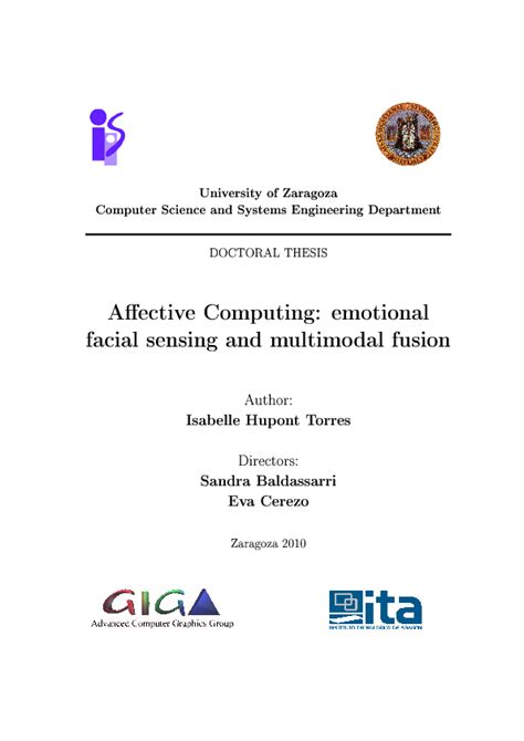 Pdf Affective Computing Emotional Facial Sensing And Multimodal Fusion Phd Dissertation I