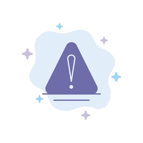 Alert Danger Warning Logistic Blue Icon On Abstract Cloud Background 13172746 Vector Art At Vecteezy