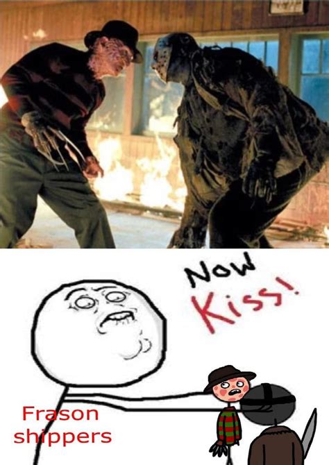 Do You Ship Freddy X Jason😳 Funny Horror Horror Movie Art Retro Horror