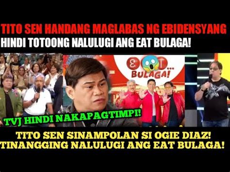 TVJ HINDI NAKAPAGTIMPI TITO SEN SINAMPOLAN SI OGIE DIAZ TINANGGING