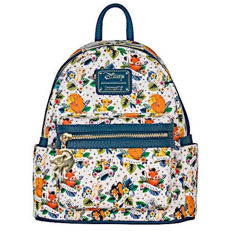 Exclusive Drop Loungefly Disney Lion King Tattoo Aop Mini Backpack