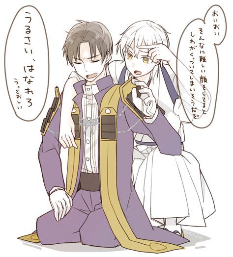 「かまいたがりの鶴丸さんと長谷部くん へし切長谷部版深夜の真剣お絵描き60分一本勝負 」みちの漫画