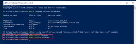 Configurar Servidor Ntp Con Powershell En Windows Server 2019 Ragasys