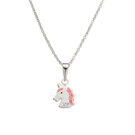 Tiny Unicorn Silver Necklace Asha Jewelry