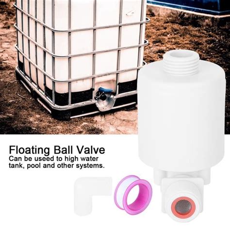 Pwshymi Vanne à flotteur Valve à Bille Flottante Filetage Mâle Contrôle