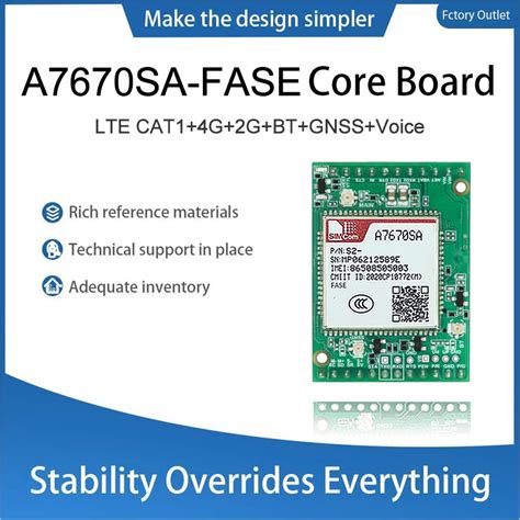 Simcom A7670sa Fase Lte Cat1 Module Development Board With Sim Card