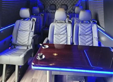 13 Passenger Ford Sprinter Van Reliable Event Transfers