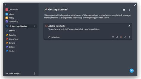 Planner Stylish Task Manager With Todoist Support For Linux