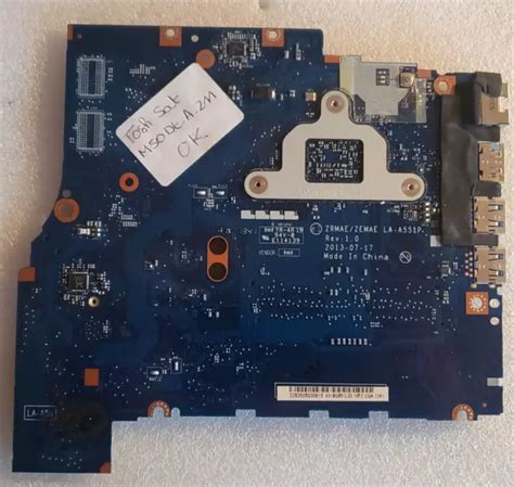 CARTE MÈRE FONCTIONNELLE LA A551P pour Toshiba Satellite M50DT A AMD